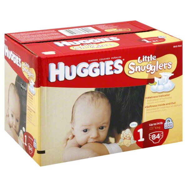 Huggies Little Snugglers Disney Winnie The Pooh Big Pack Diapers, 84 ct ...
