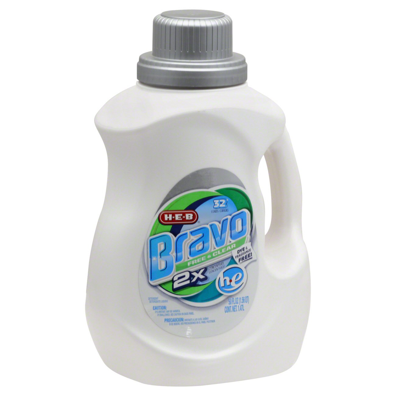 H-E-B Bravo 2X Free and Clear HE Detergent - Shop Detergent at H-E-B