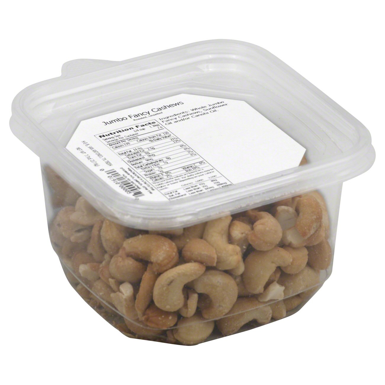 H-E-B Fancy Whole Jumbo Unsalted Roasted Cashews - Shop Nuts & seeds at ...