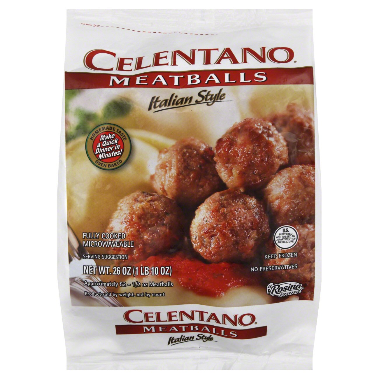 Celentano Italian Meatballs - Shop Entrees & sides at H-E-B