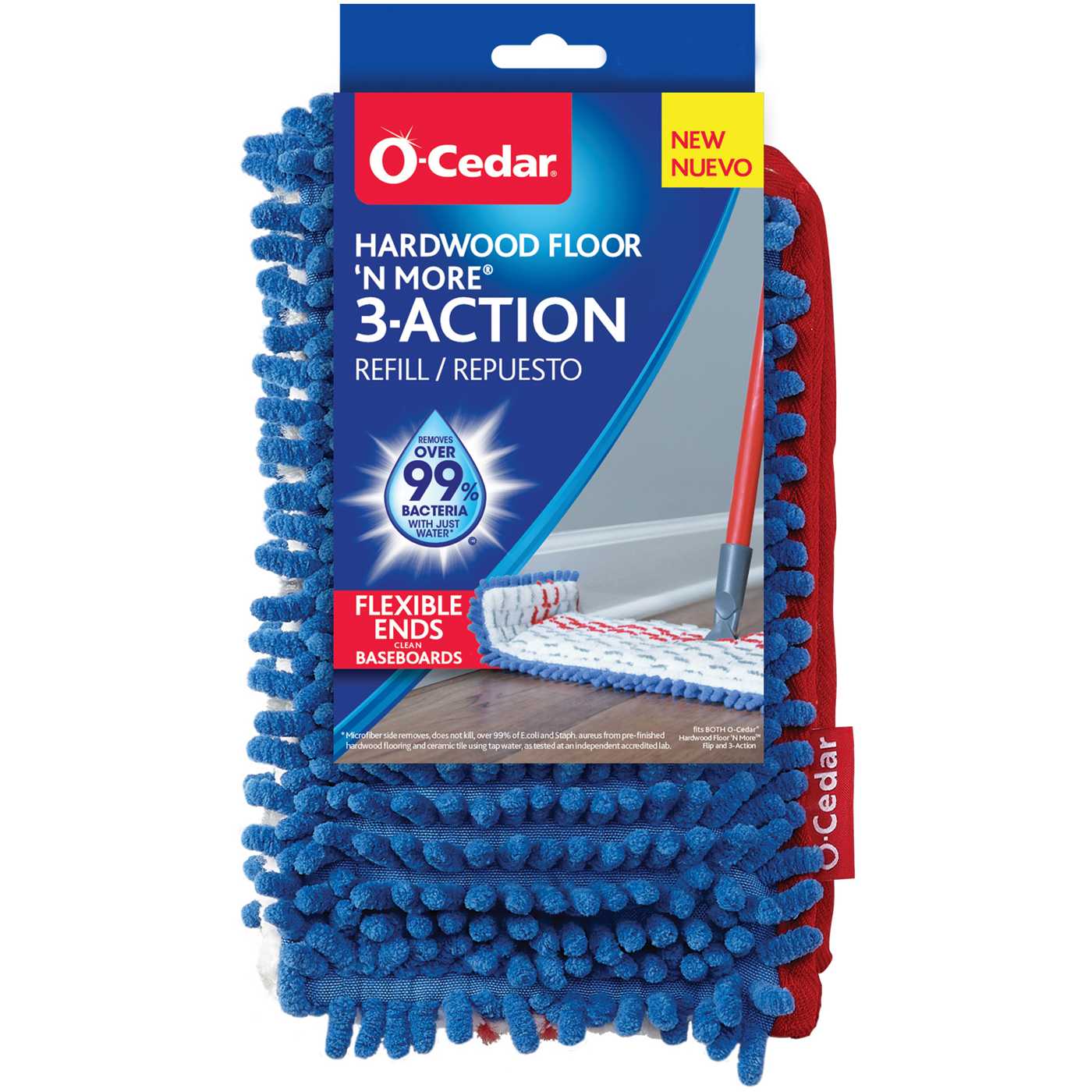O Cedar Hardwood Floor N More 3 Action Mop Refill Shop Mops At H E B