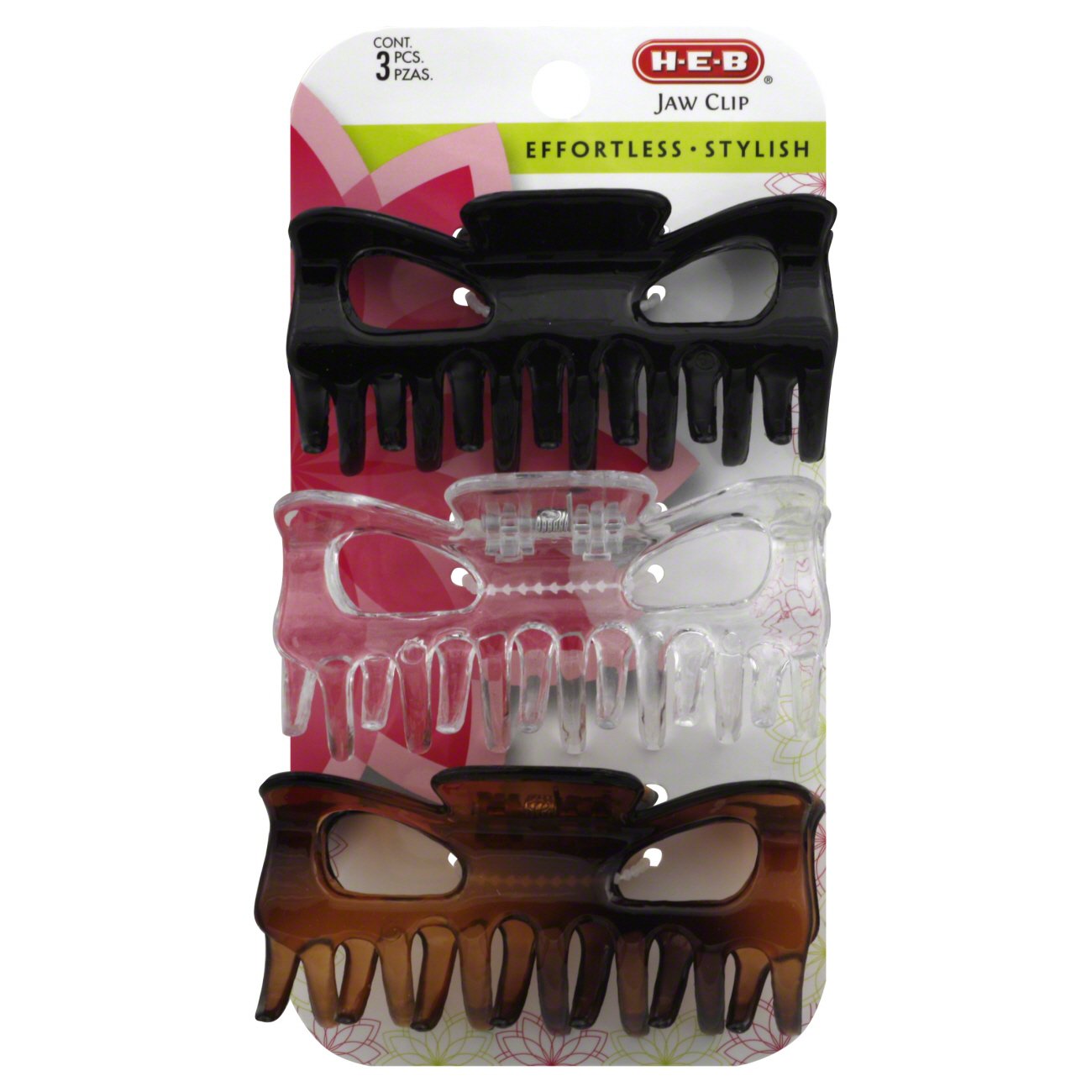 H-E-B 9 Jaw Clips - Shop Hair accessories at H-E-B