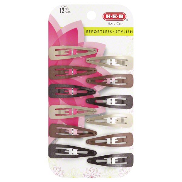 H-E-B Metal Hair Clips Assorted Colors - Shop Hair accessories at H-E-B