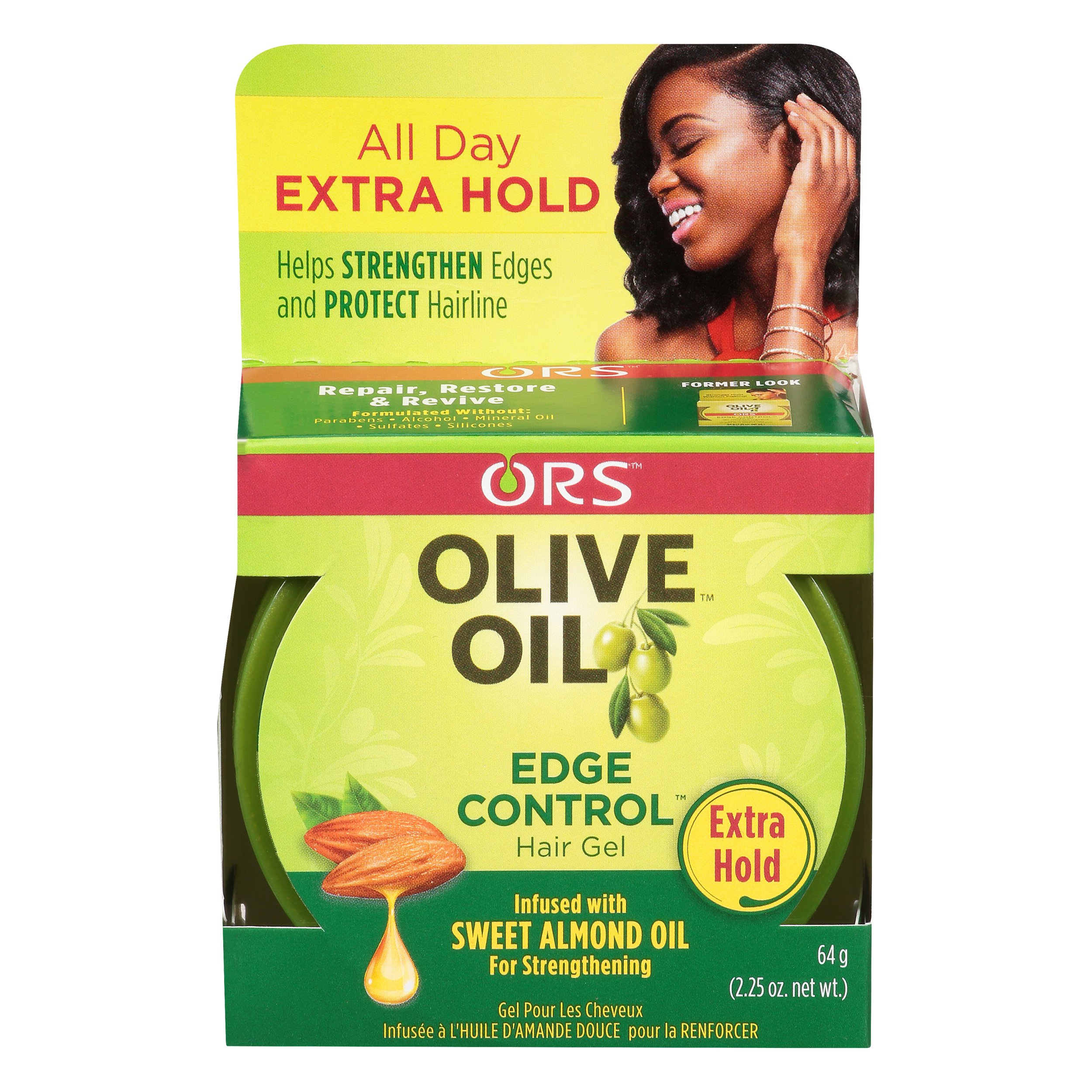 ORS Olive Oil Edge Control Hair Gel - Extra Hold - Shop Styling ...