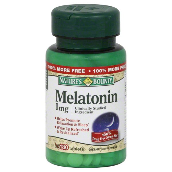 Nature's Bounty Melatonin 1 mg Tablets - Shop Diet & fitness at H-E-B