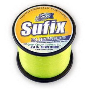 Sufix Yellow Superior Fishing Line -20 lb 670 yds - Shop Patio ...