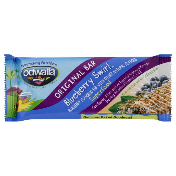 Odwalla Original Bar Blueberry Swirl Superfood Nourishing Food - Shop ...