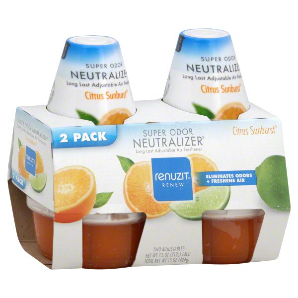 Renuzit Renew Citrus Sunburst Super Odor Neutralizer Air Fresheners 2 ...