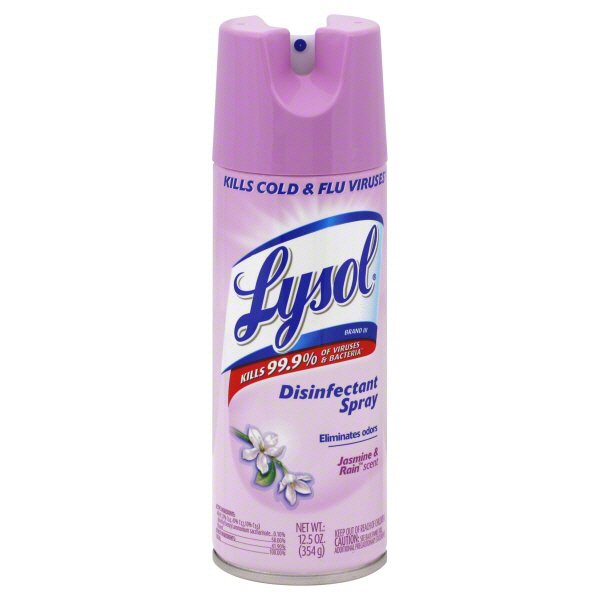 Lysol Jasmine and Rain Scent Disinfectant Spray - Shop Air fresheners ...