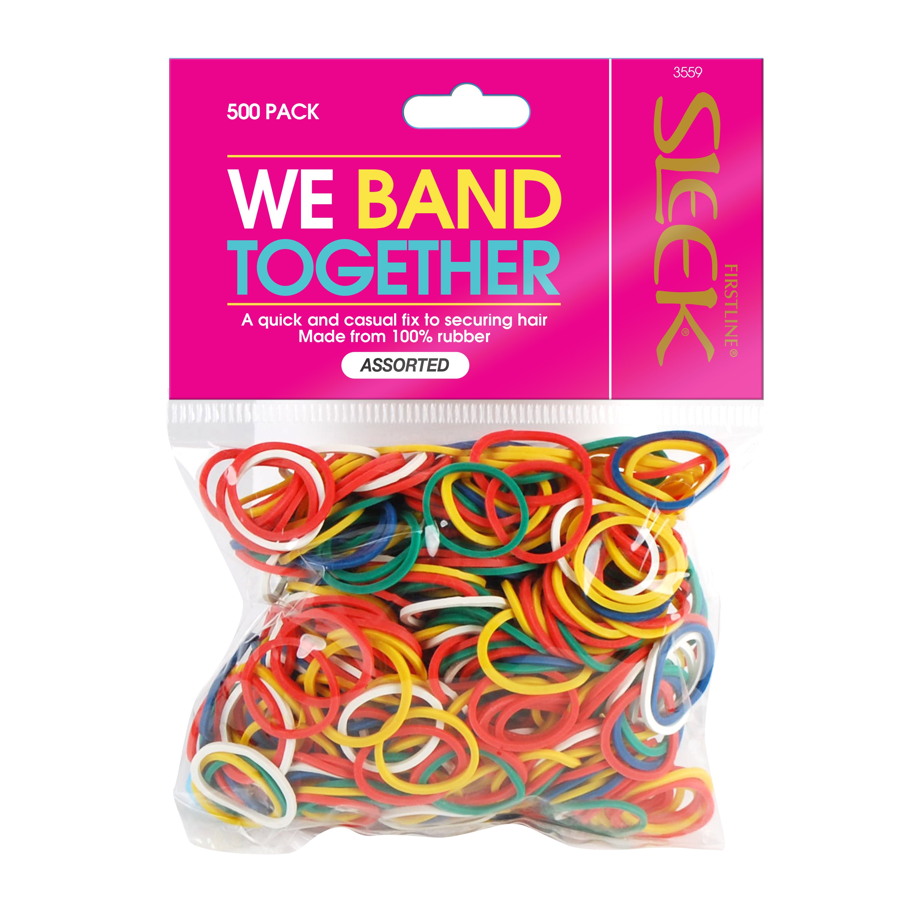 Sleek Rubber Bands - Multicolored - Shop Hair accessories at H-E-B
