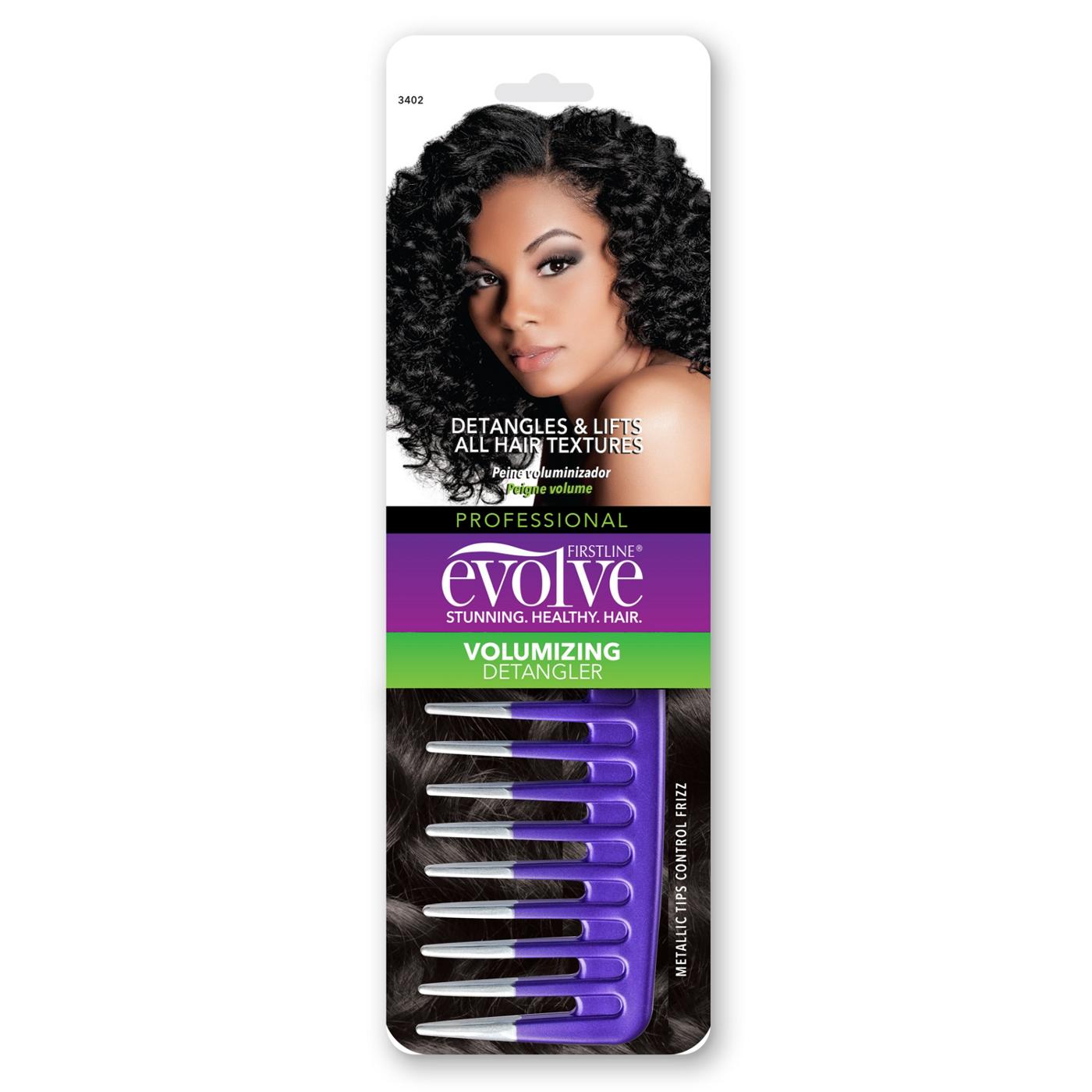 Evolve Volumizing Metallic Comb - Purple - Shop Brushes & combs at H-E-B