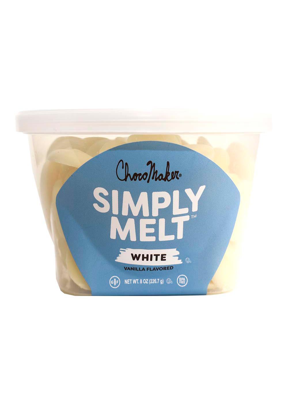 ChocoMaker Simply Melt White Chocolate Candy Wafers - Shop Baking ...