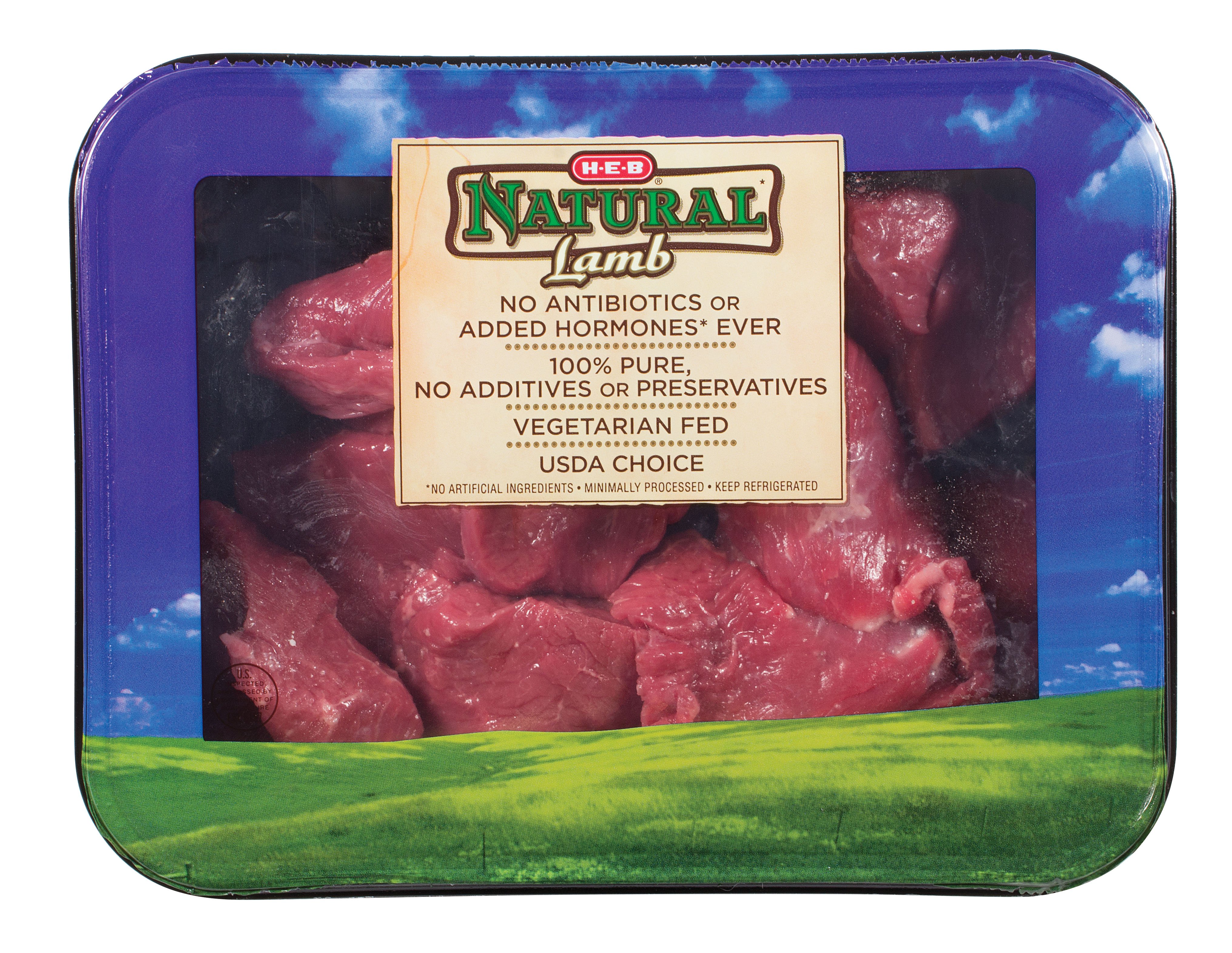 H-E-B Natural Lamb For Stew Boneless - Shop Lamb & goat at H-E-B