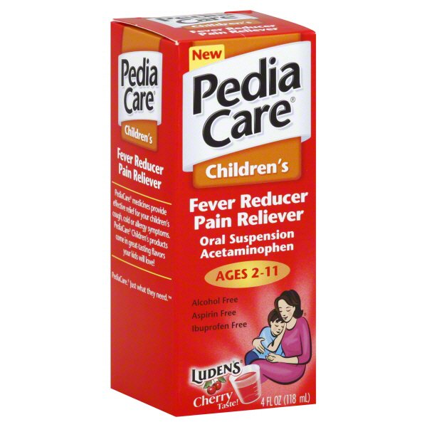 PediaCare Children's Luden's Cherry Taste Fever Reducer/Pain Reliever ...