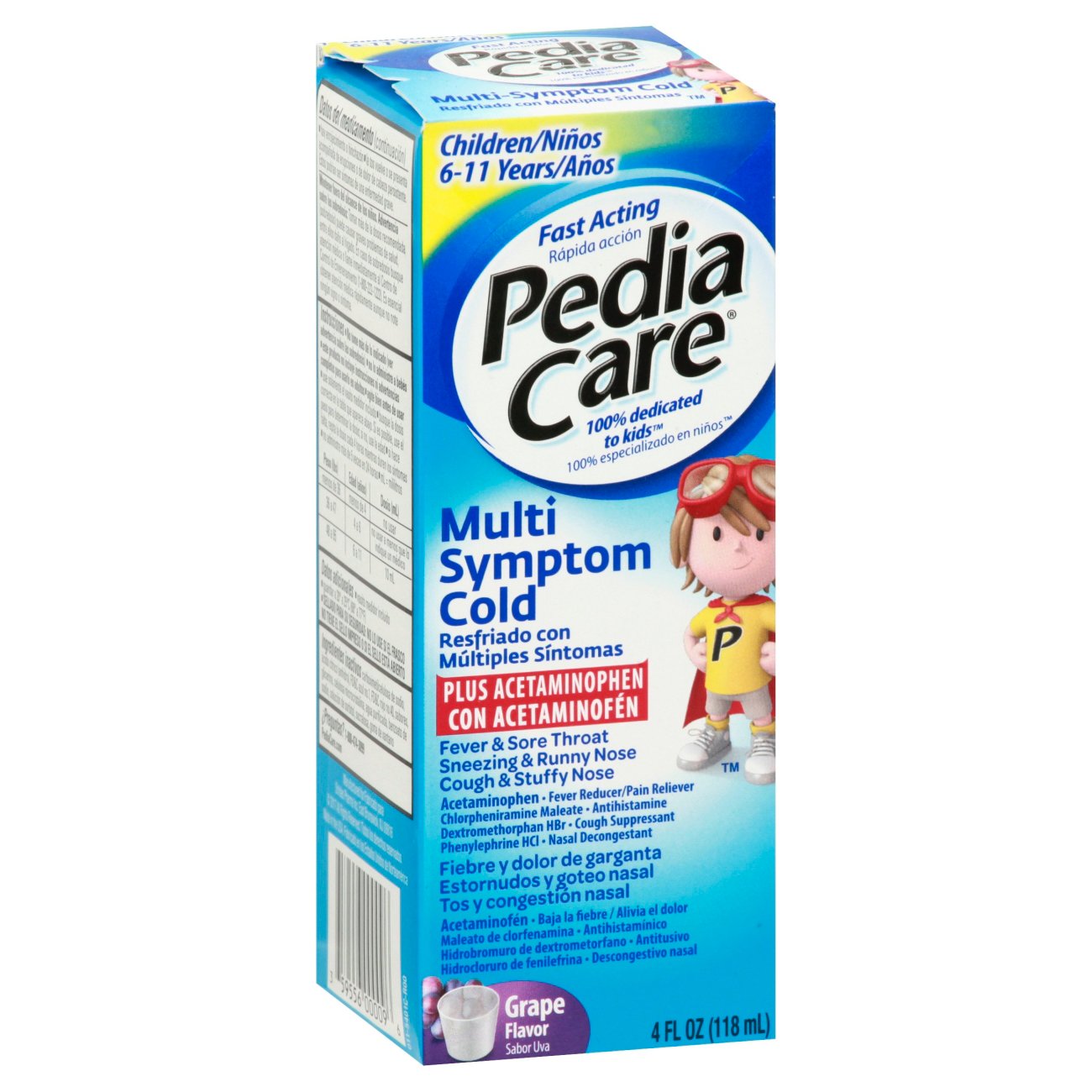 PediaCare Children's Multi-Symptom Plus Luden's Grape Taste Cold - Shop ...