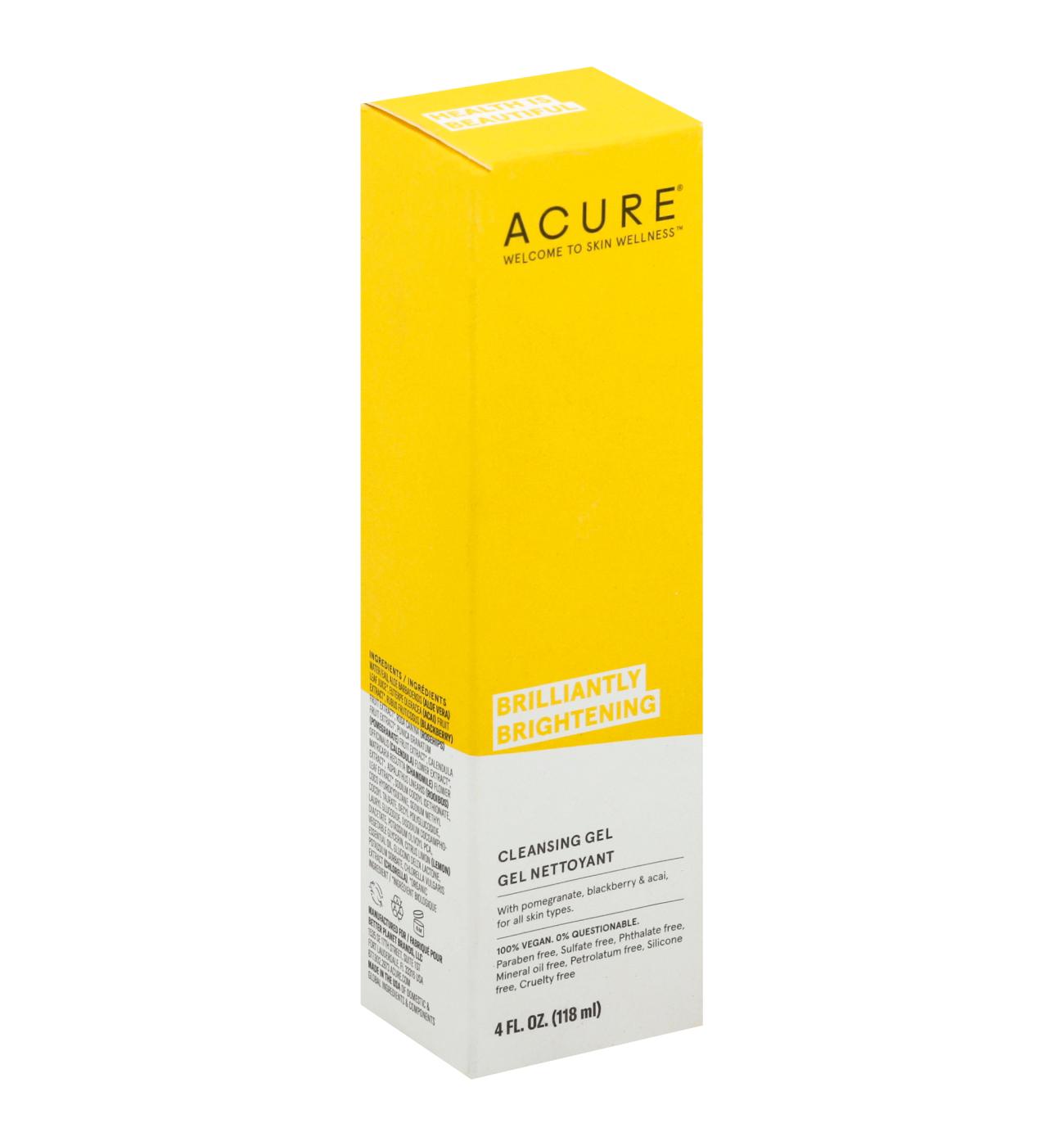 Acure Facial Cleansing Gel - Shop Facial cleansers & scrubs at H-E-B