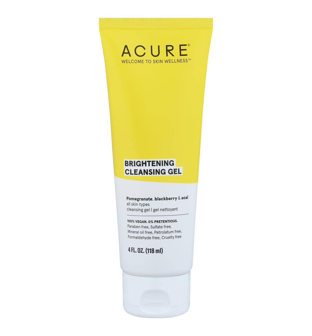 Acure Facial Cleansing Gel - Shop Facial cleansers & scrubs at H-E-B