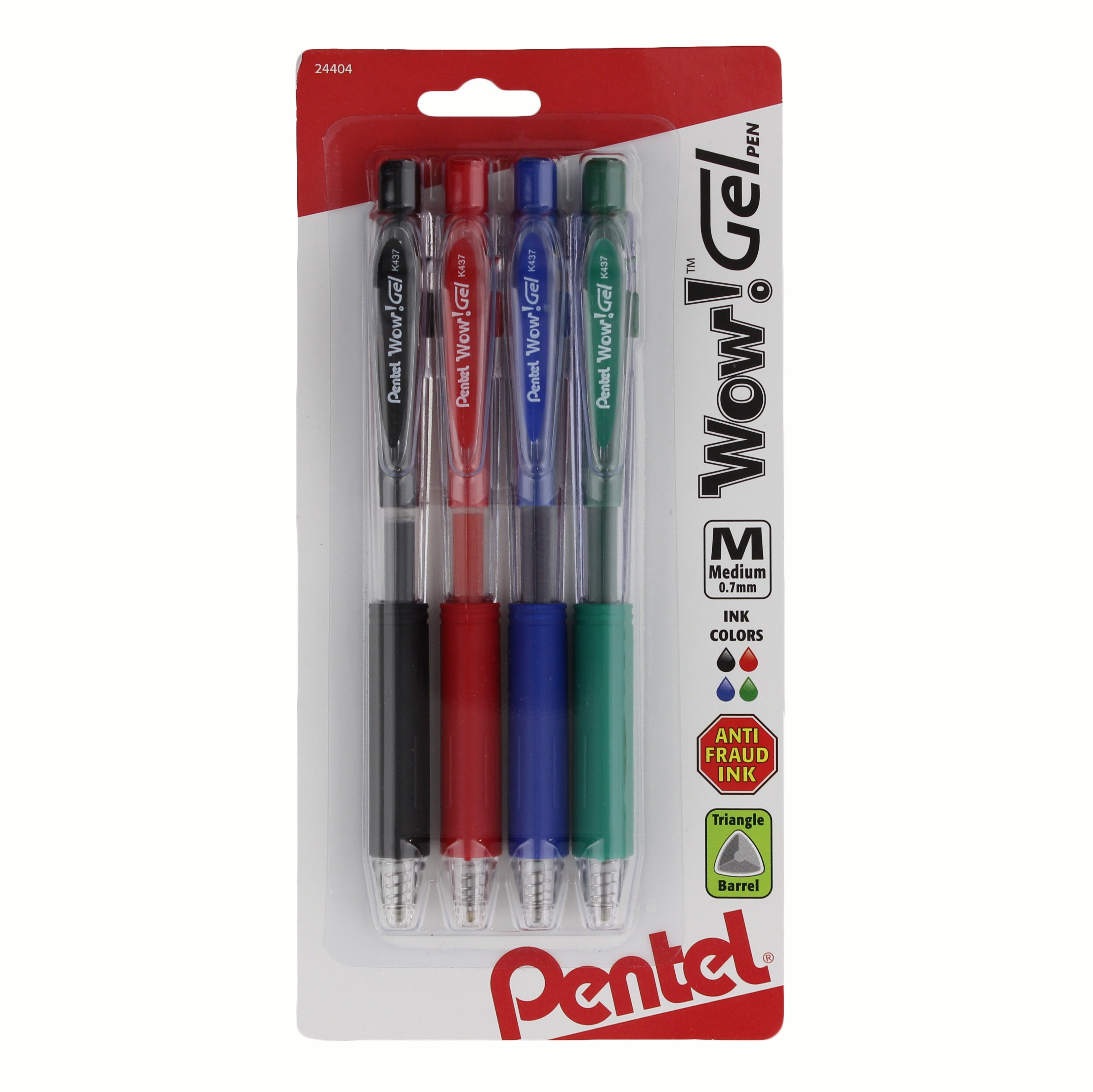 Pentel Wow Gel Pens Assorted Colored Ink Shop Pens At H E B
