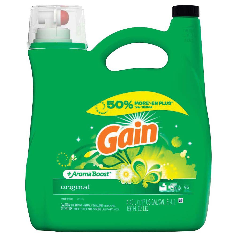 Gain Original Scent HE Liquid Laundry Detergent 96 Loads - Shop ...