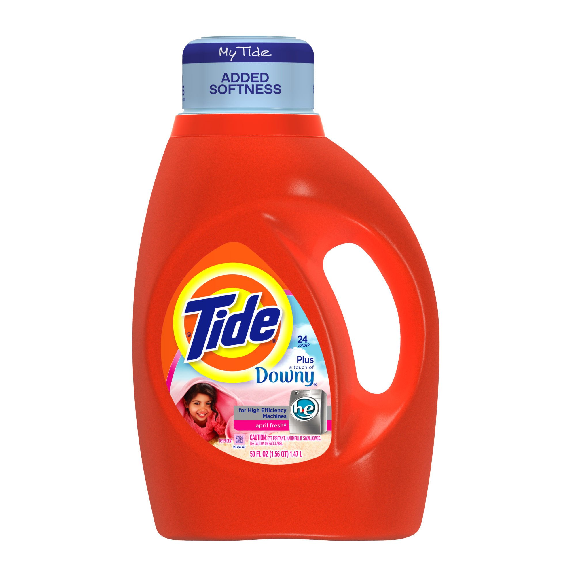 Tide With A Touch Of Downy HE 2X Ultra April Fresh Liquid Detergent 24 ...