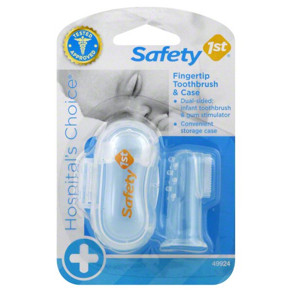 Safety 1st Hospital's Choice Fingertip Toothbrush and Case - Shop ...