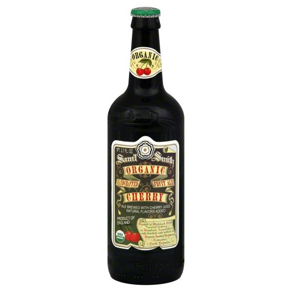 Samuel Smith Organic Cherry Fruit Ale Beer, Glass Bottle - Shop Beer at ...
