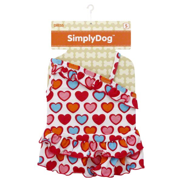 SimplyDog Small - Heart One Strap Ruffle Dress - Shop Clothes at H-E-B