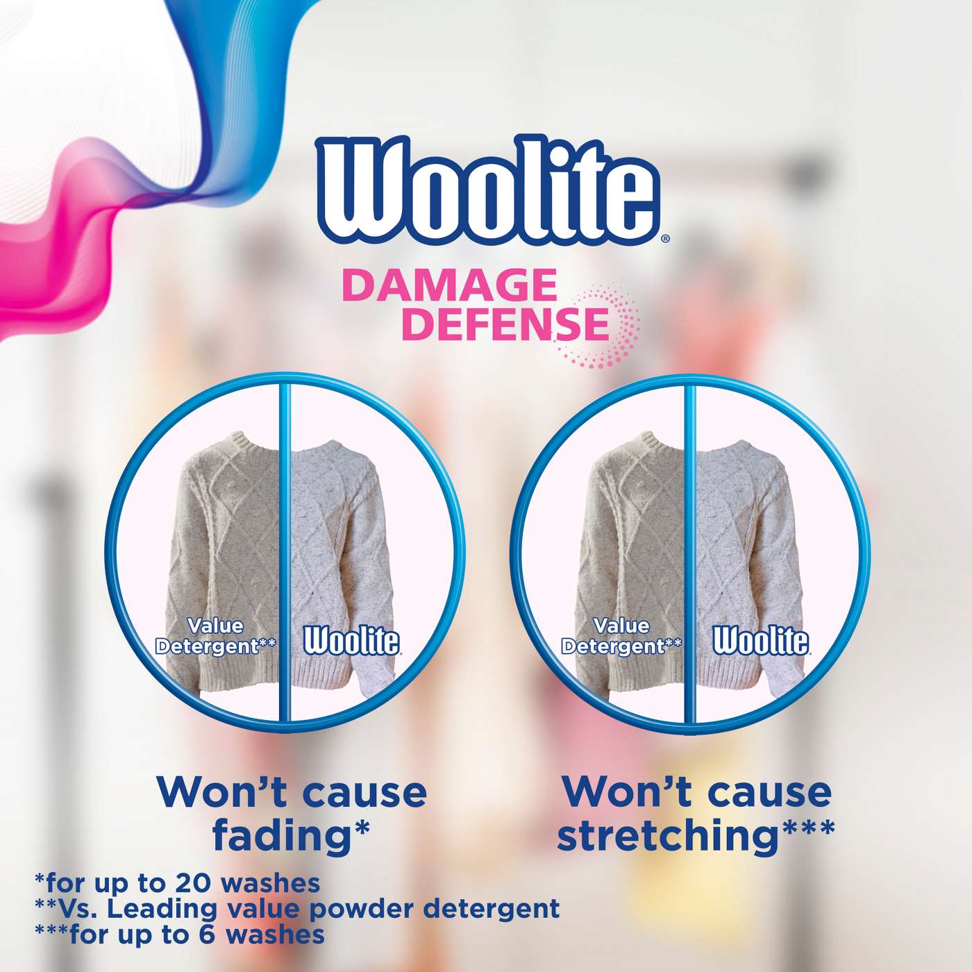 Woolite Damage Defense Liquid Laundry Detergent, 66 Loads, Regular and ...