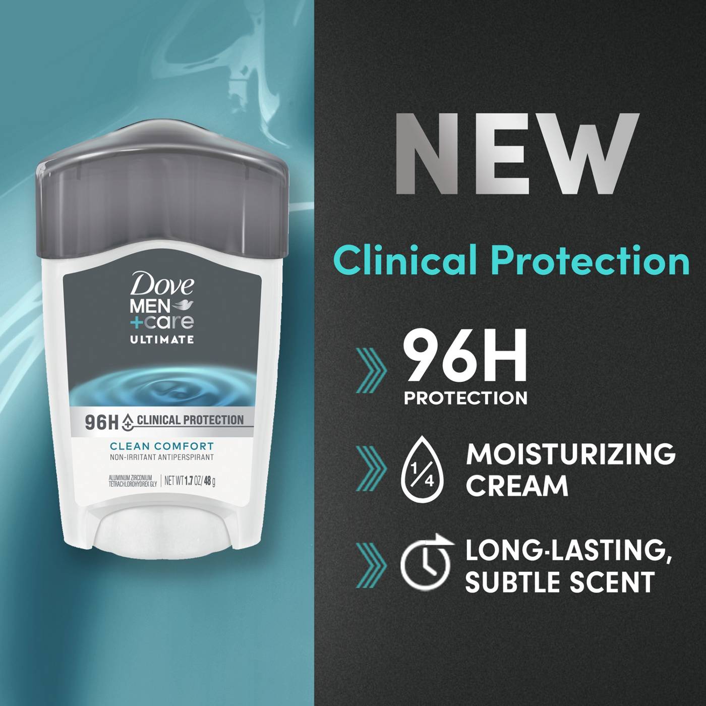 Dove Men+Care Ultimate Clinical Protection Antiperspirant Deodorant ...