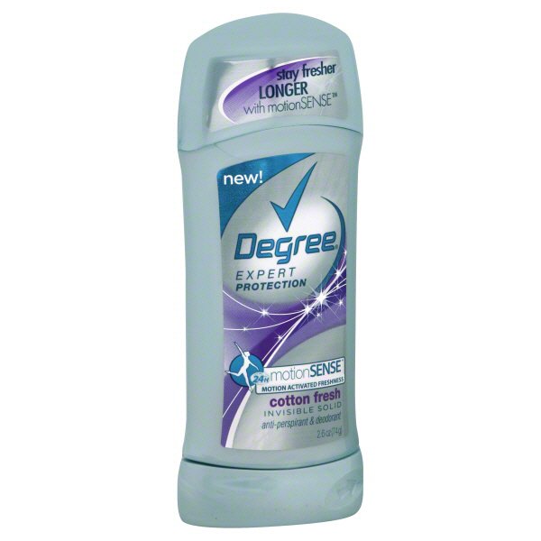 Degree Expert Protection Invisible Solid Pure Cotton Antiperspirant ...