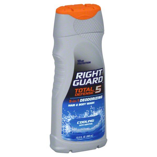 Right Guard Total Defense 5 Cooling With Menthol 5-In-1 Deodorizing ...