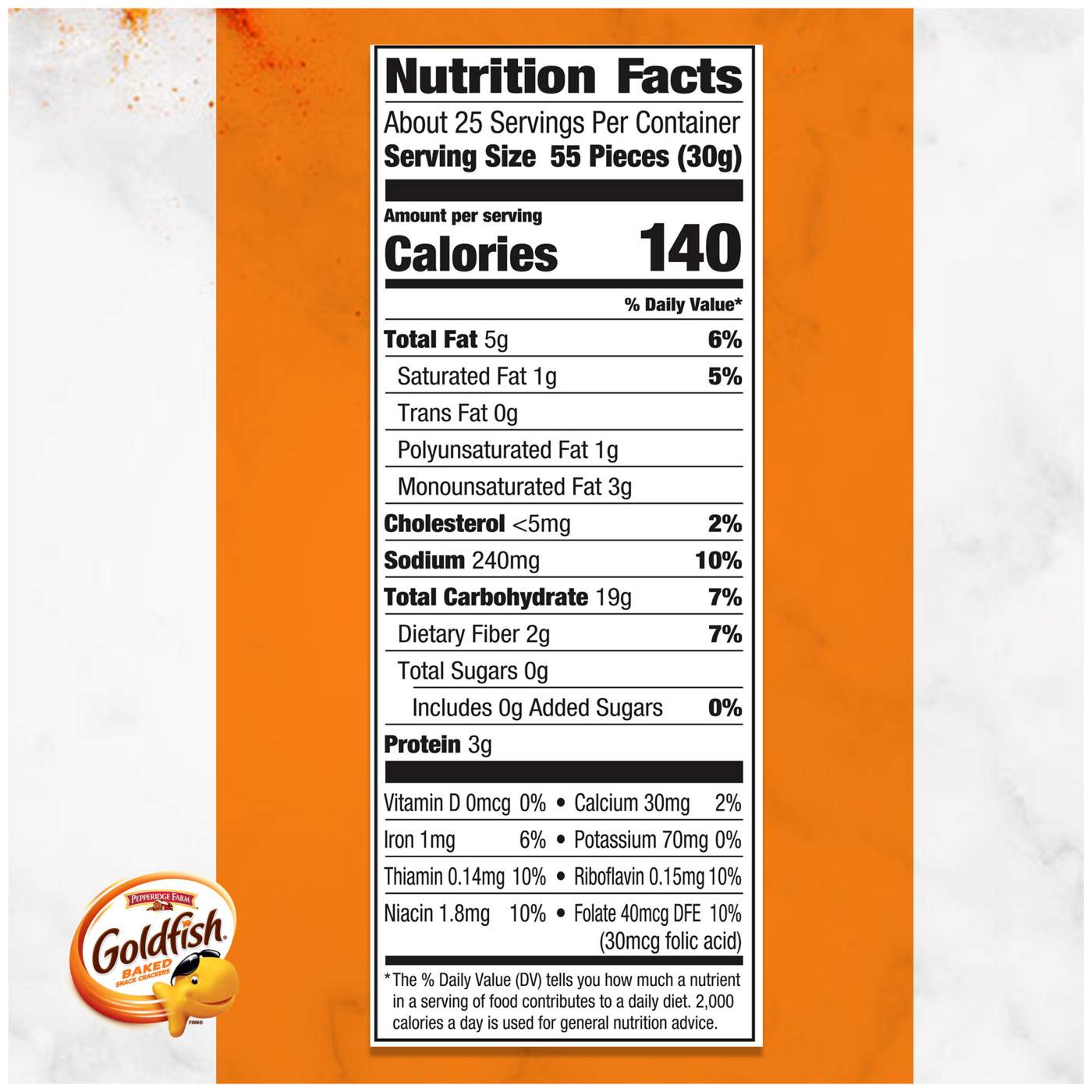 Goldfish Baked Whole Grain Cheddar Snack Crackers - Shop Crackers ...