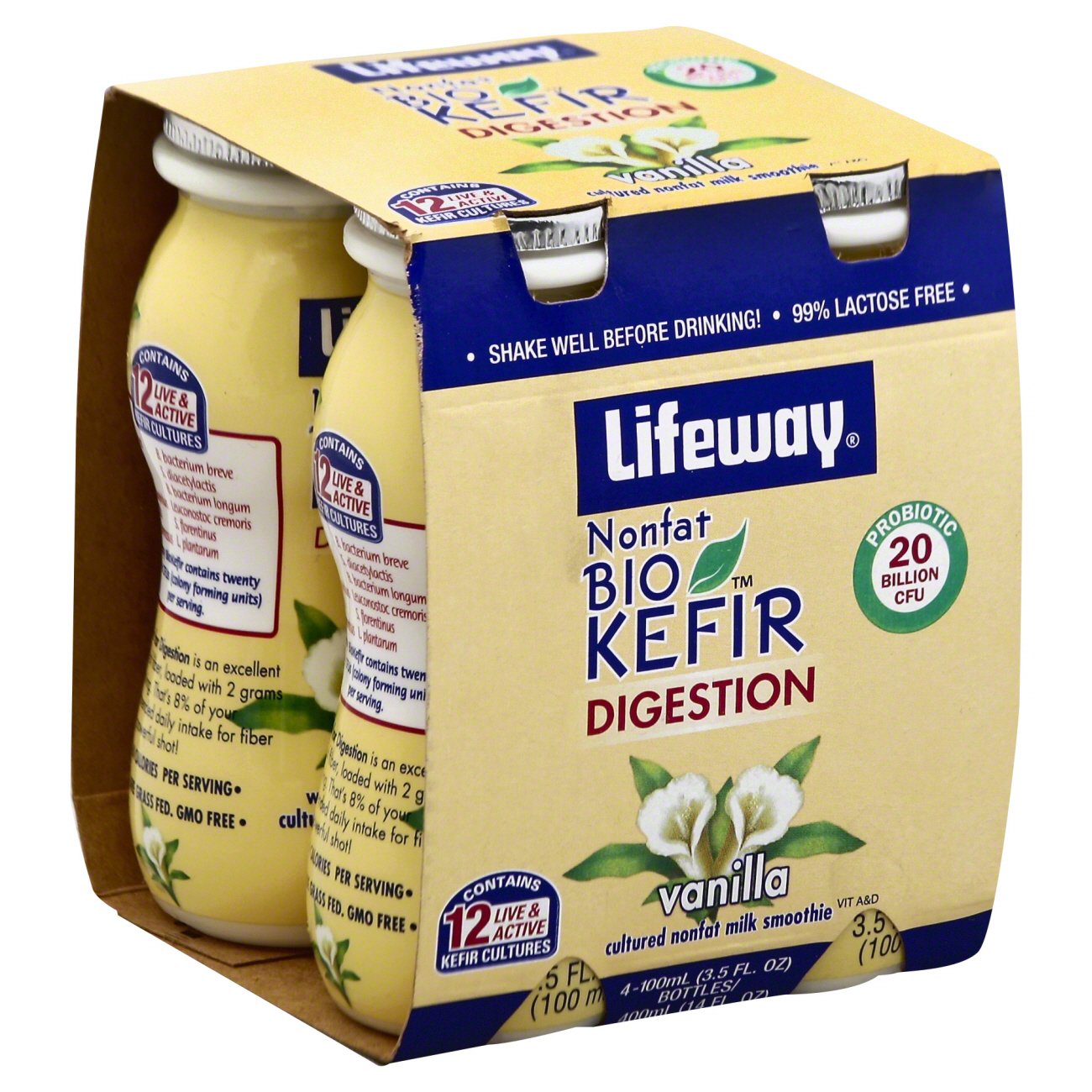 Lifeway Nonfat Vanilla BioKefir Cultured Milk - Shop Yogurt at H-E-B