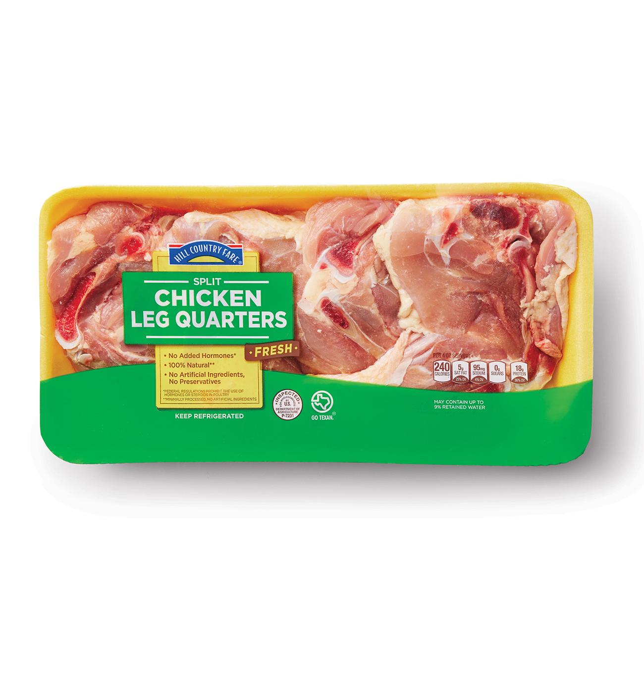 Hill Country Fare Split Chicken Leg Quarters - Shop Chicken at H-E-B