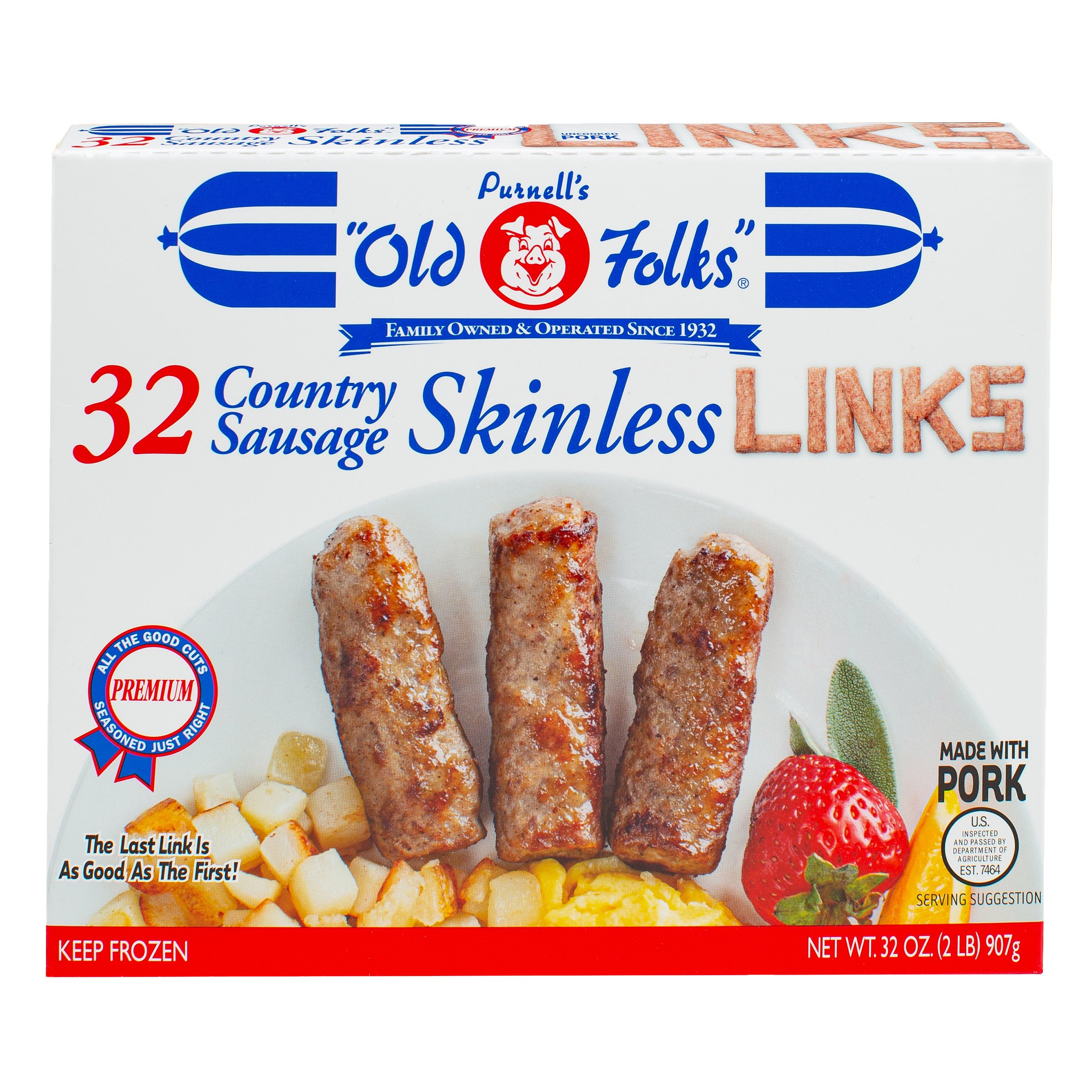 Purnell's Old Folks Country Sausage Skinless Links - Shop Sausages ... Purnell's Old Folks Country Sausage Skinless Links - Shop Sausages ...