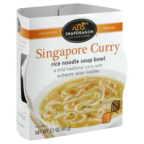 Snapdragon Singapore Curry Medium Rice Noodle Soup Bowl - Shop Soups ...