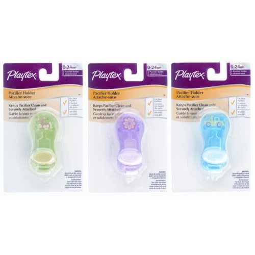 Playtex Pink Binky Pacifier Holder Assorted - Shop Feeding at H-E-B