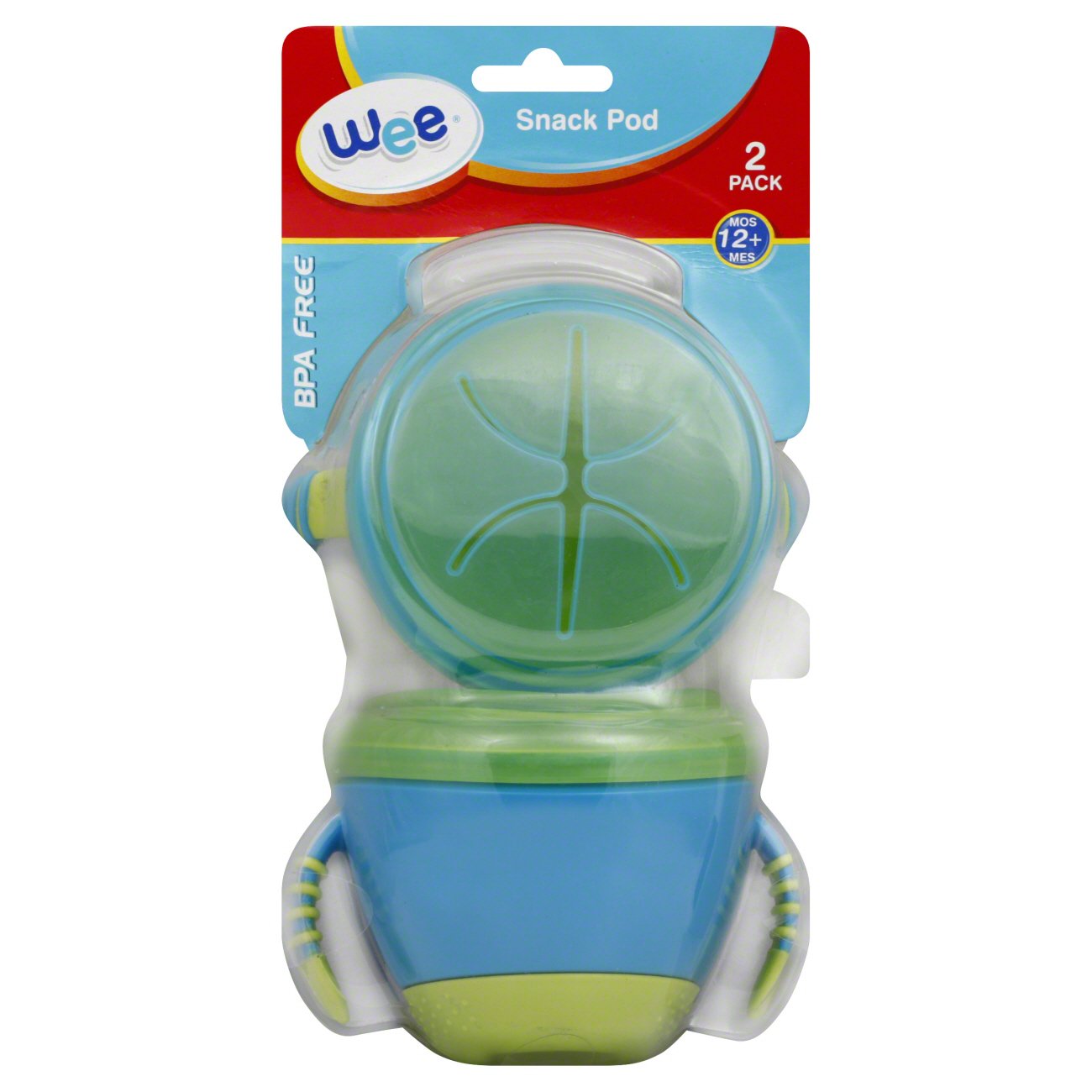 Wee Wee 2 Pack Snack Cup Blue/green - Shop Dishes & utensils at H-E-B