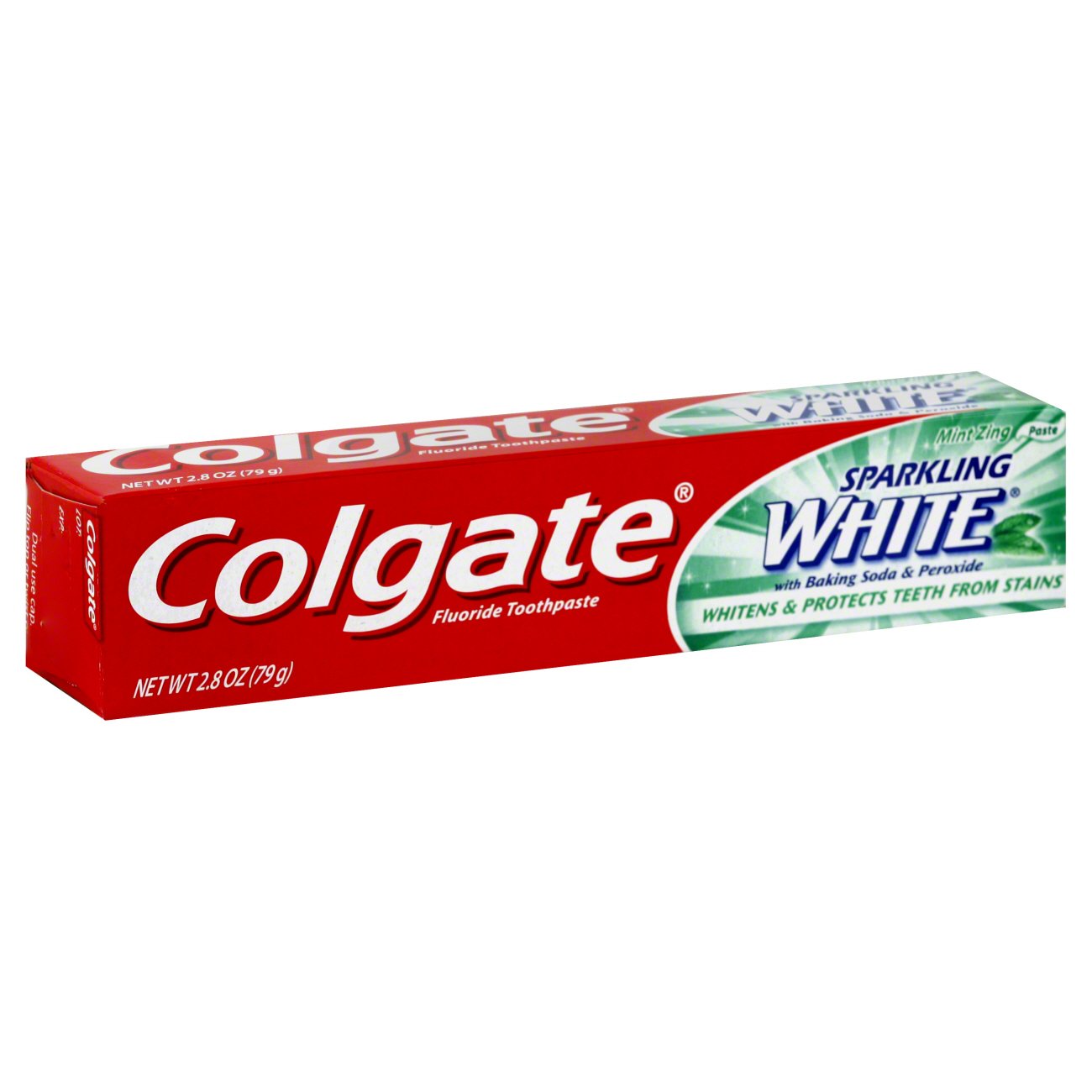 Colgate Sparkling White Mint Zing Fluoride Toothpaste - Shop Oral ...