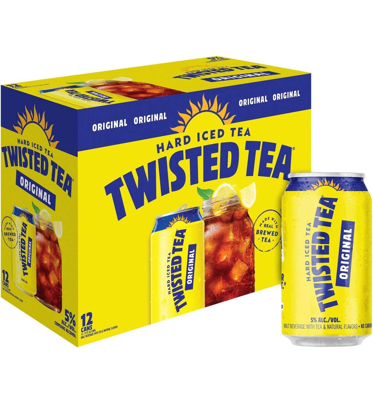 Twisted Tea Hard Iced Tea 12 pk Cans - Shop Malt beverages & coolers at ...