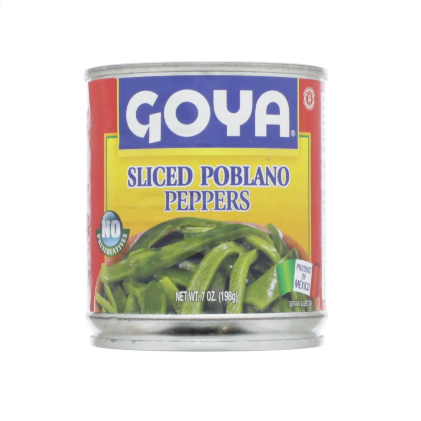 Goya Sliced Poblano Peppers - Shop Canned & Dried Food at H-E-B