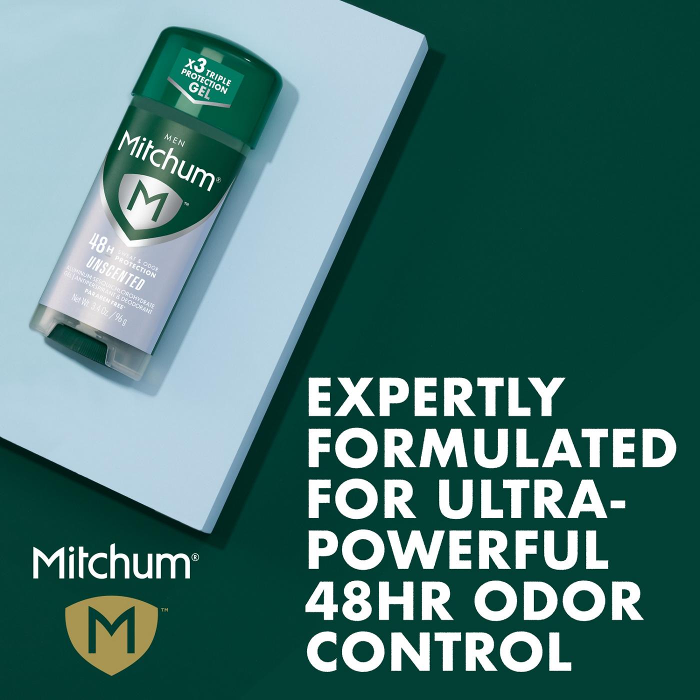 Mitchum Power Gel Unscented Antiperspirant & Deodorant - Shop Deodorant ...