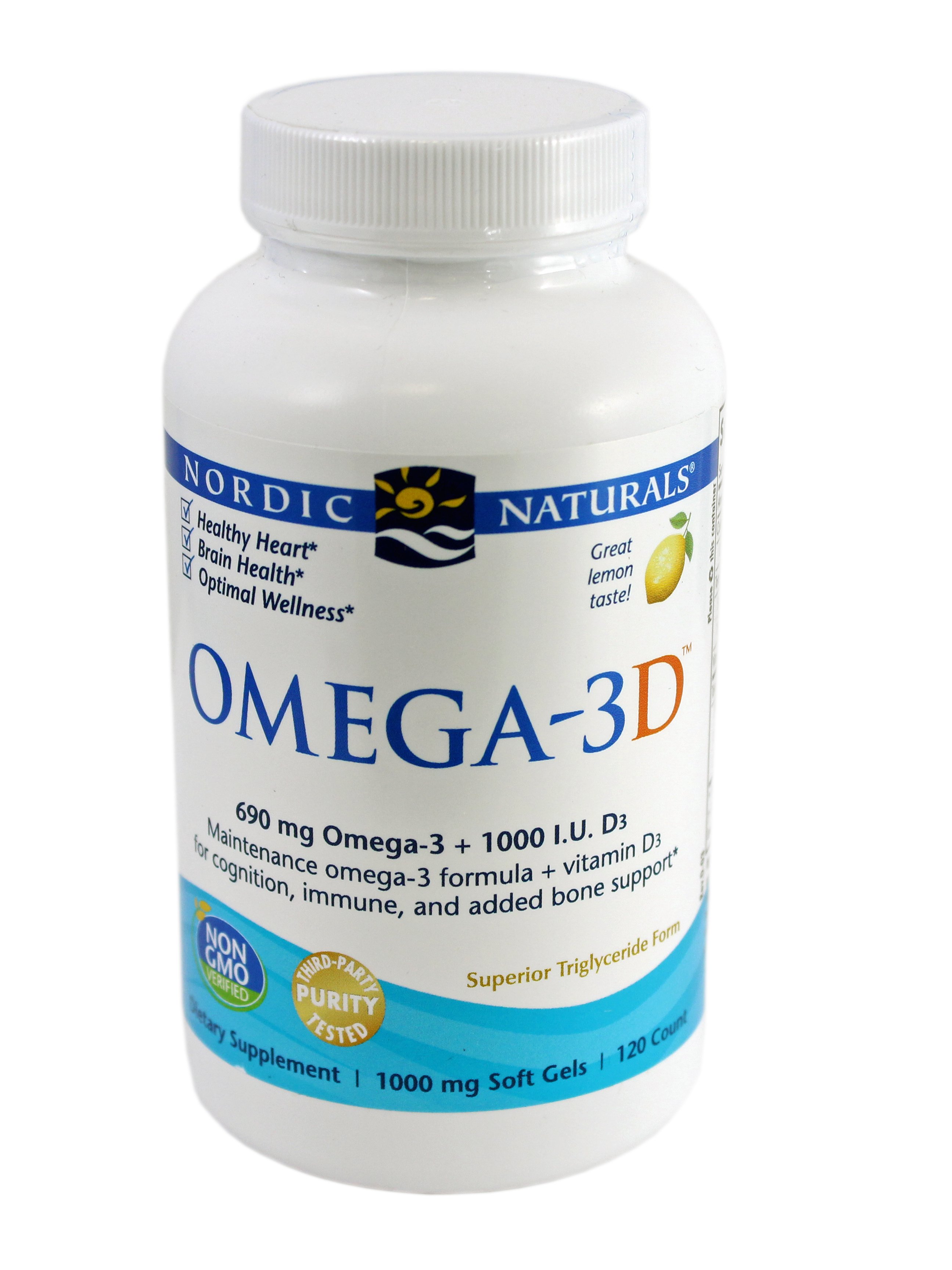 Nordic Naturals Omega-3D Soft Gels - Shop Diet & fitness at H-E-B