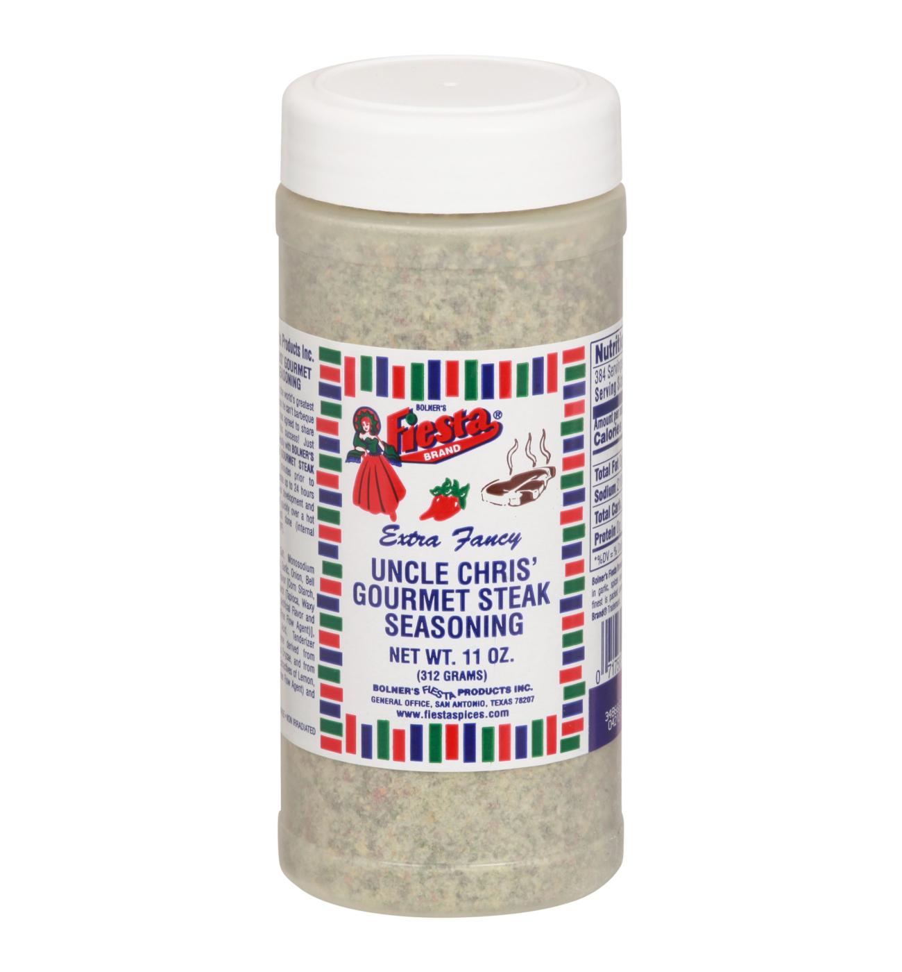 Bolner's Fiesta Uncle Chris' Gourmet Steak Seasoning - Shop Spice mixes ...