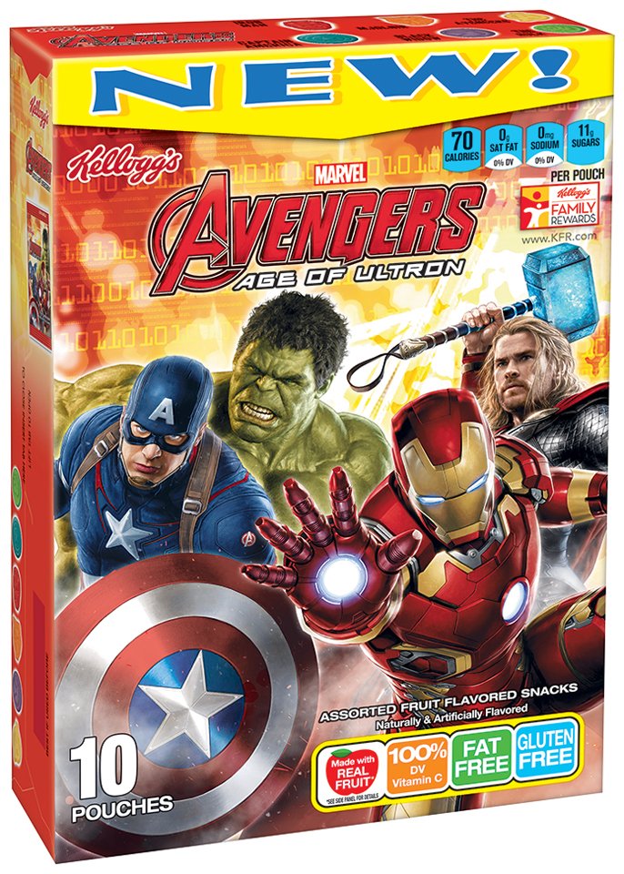 Kellogg's Marvel Studio Assorted Fruit Flavored Snacks - Shop Fruit ...