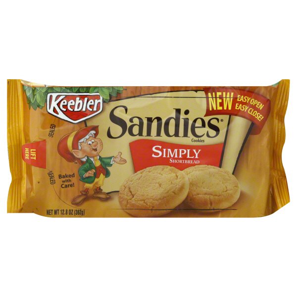 Keebler Sandies Simply Shortbread Cookies - Shop Snacks & Candy at H-E-B