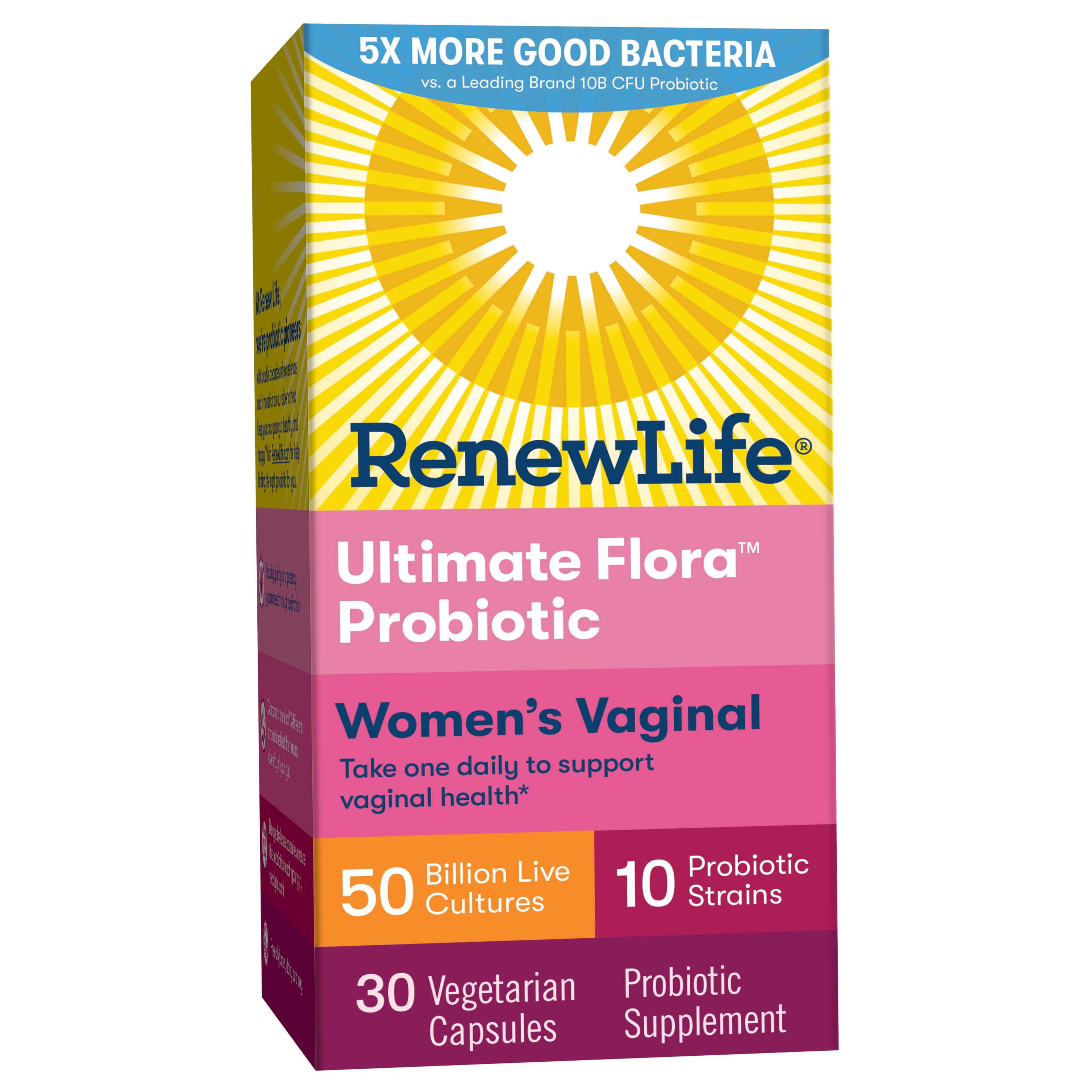 Renew Life Ultimate Flora Women's Vaginal Probiotic Vegetarian Capsules ... Renew Life Ultimate Flora Women's Vaginal Probiotic Vegetarian Capsules ...