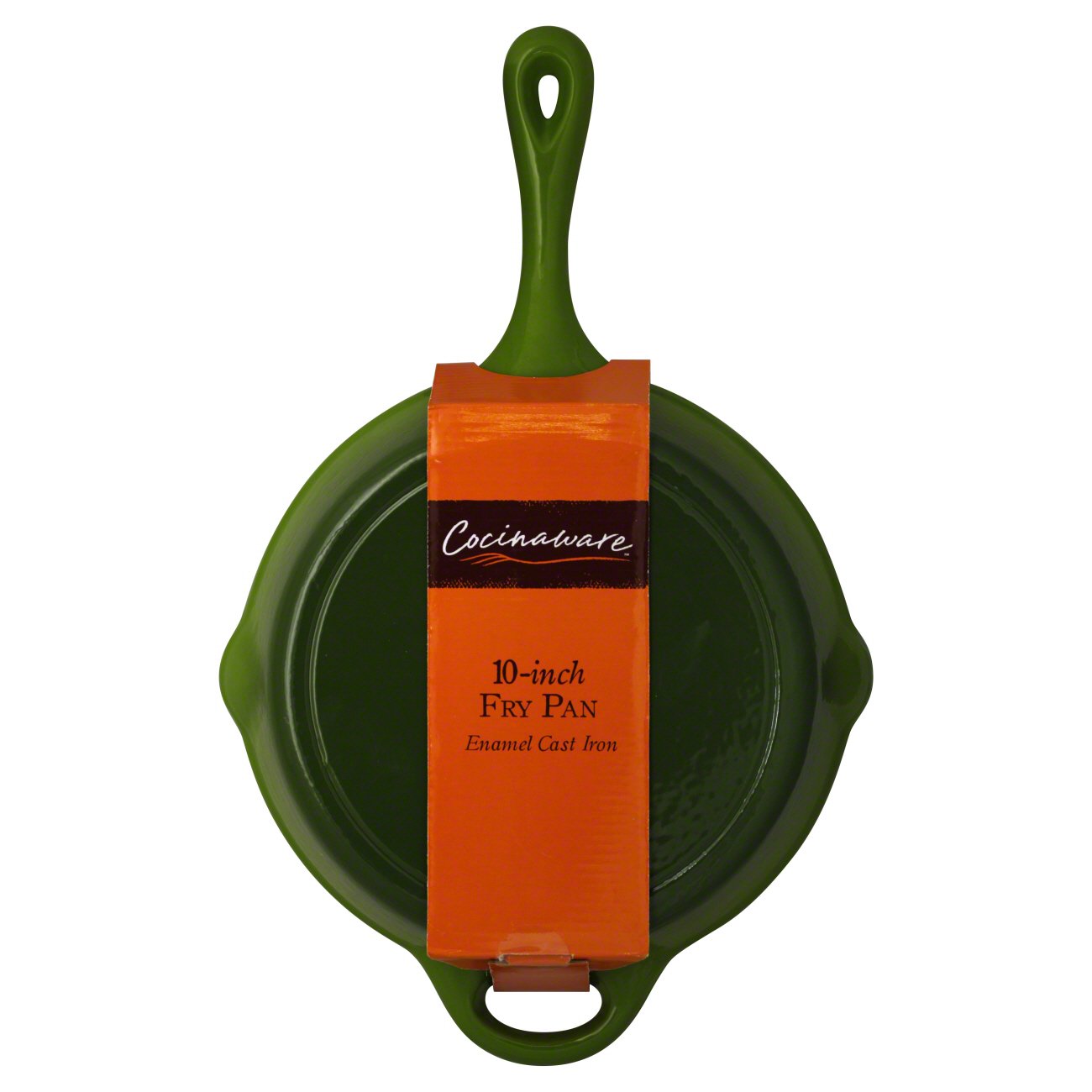 Cocinaware 10" Green Enamel Cast Iron Fry Pan - Shop Cookware at H-E-B