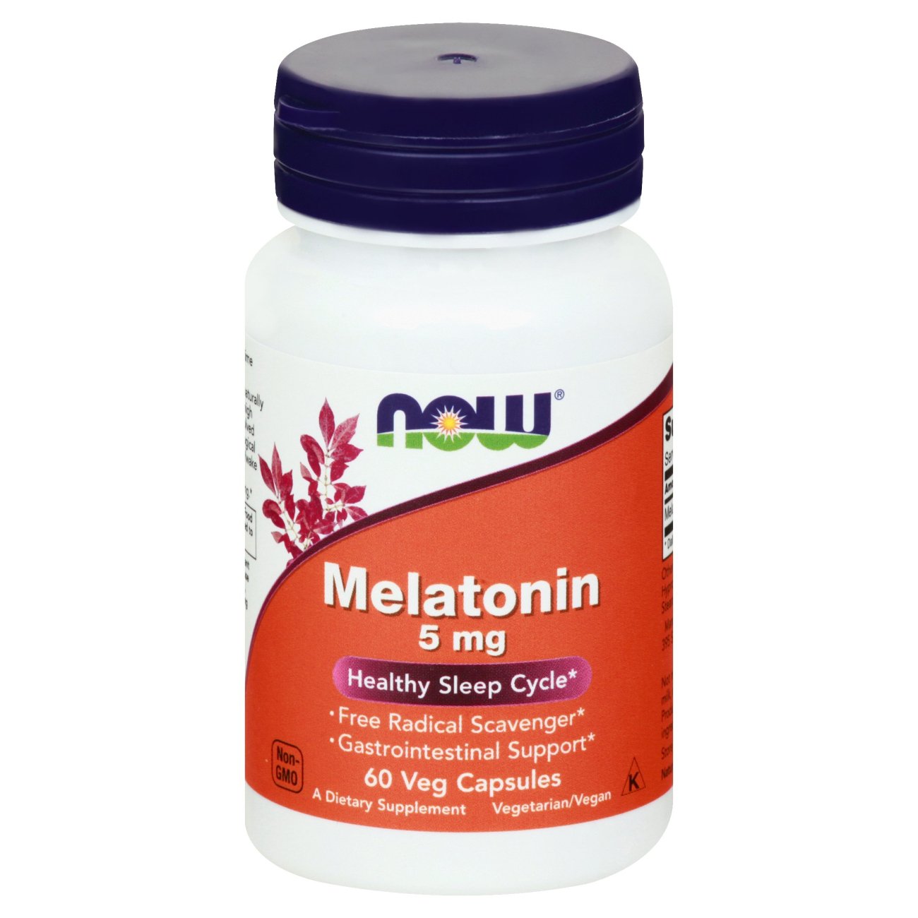 NOW Melatonin 5 mg Veg Capsules - Shop Sleep & snoring aids at H-E-B