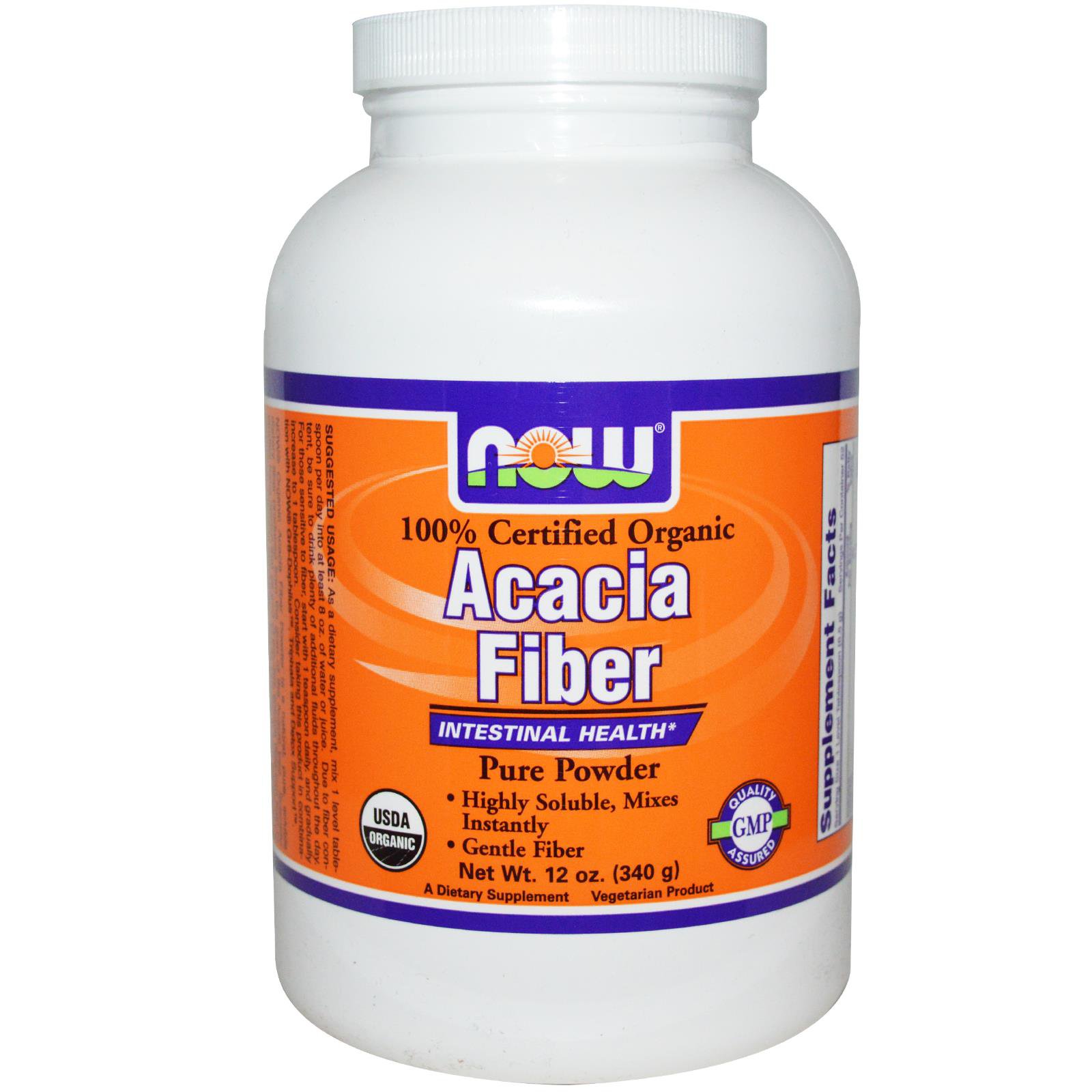 NOW Acacia Fiber Powder - Shop Digestion & nausea at H-E-B